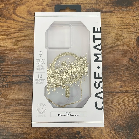case-mate | Accessories | Casemate Karat Gold Glitter Grey Marble ...
